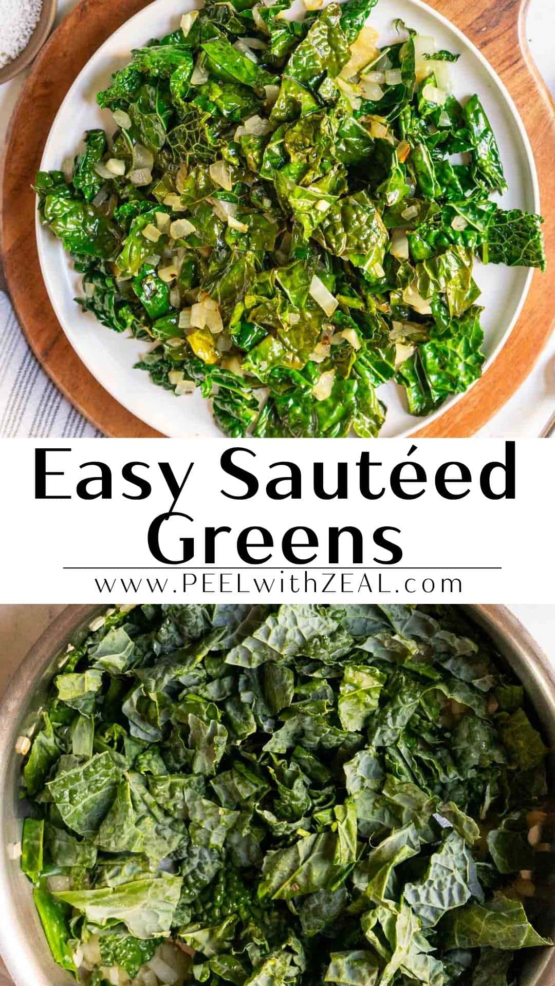 Easy Sautéed Greens with Lemon - Peel with Zeal