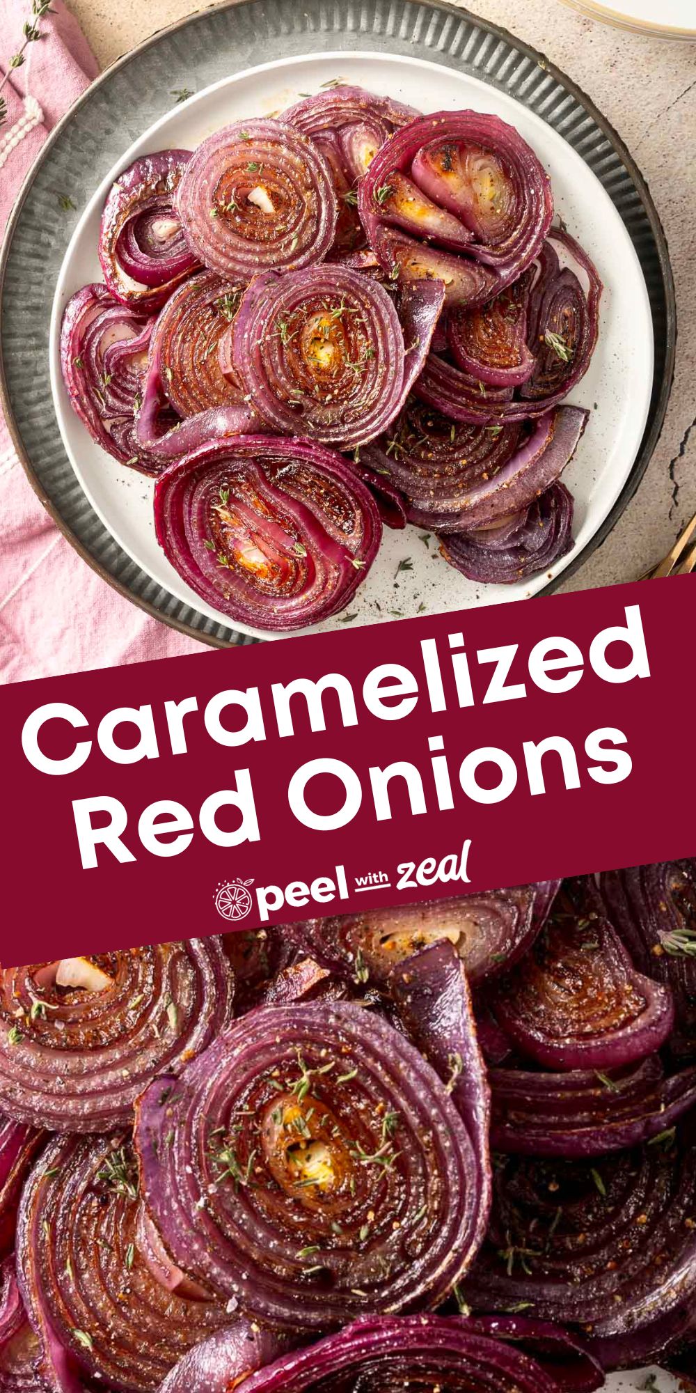 Quick and Easy Roasted Red Onions - Peel with Zeal