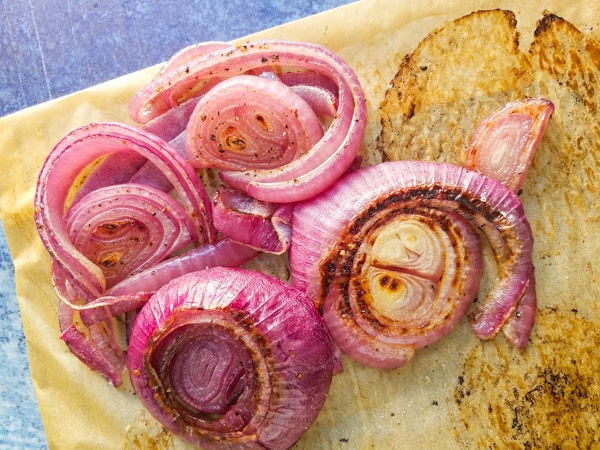 Roasted Red Onions - Peel with Zeal