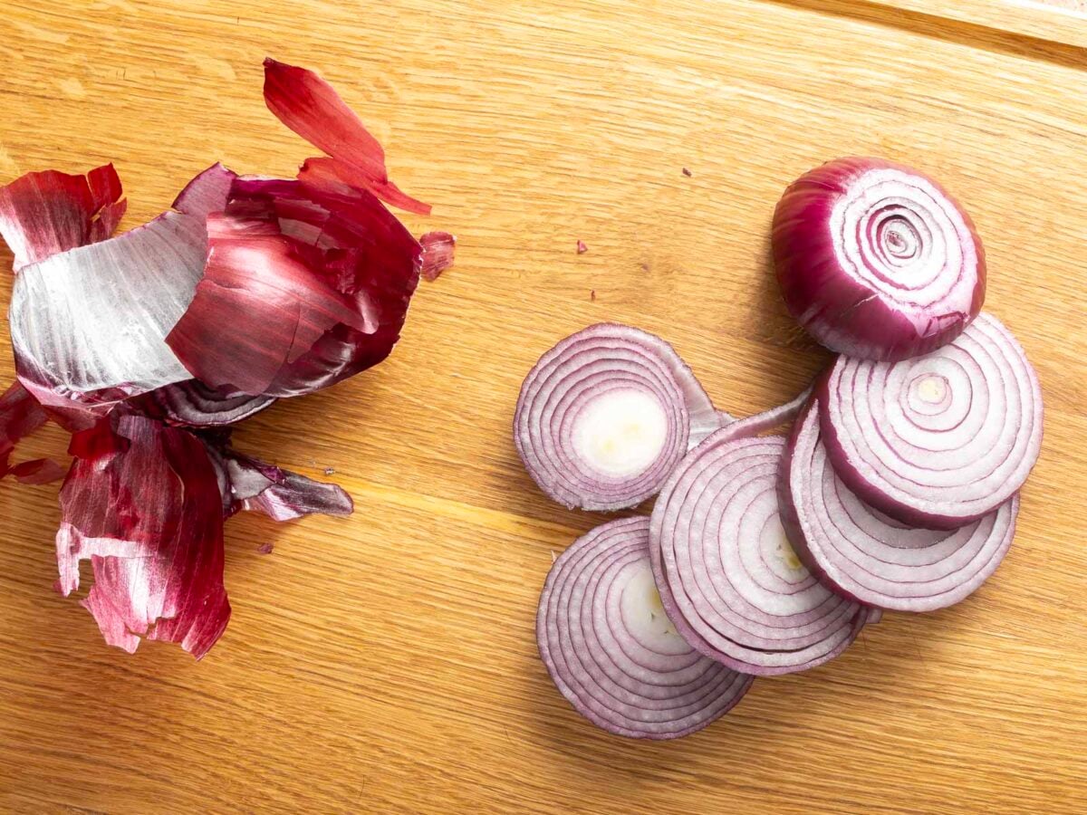 Quick and Easy Roasted Red Onions - Peel with Zeal