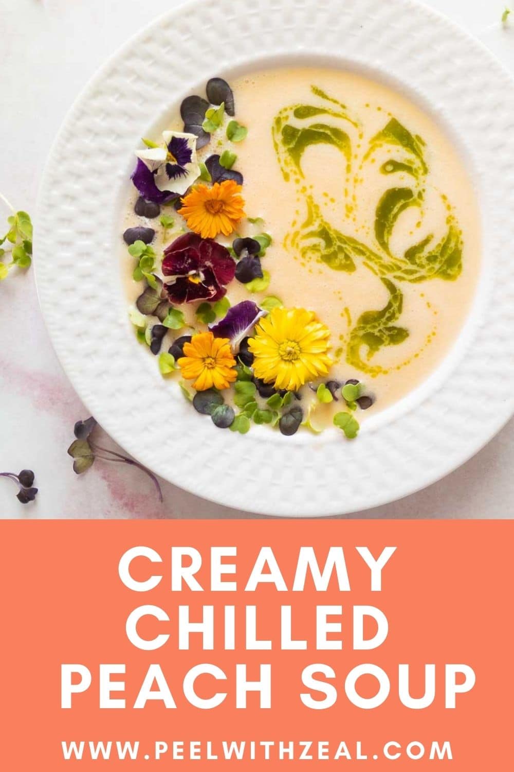 Chilled Peach Soup Recipe - Peel with Zeal