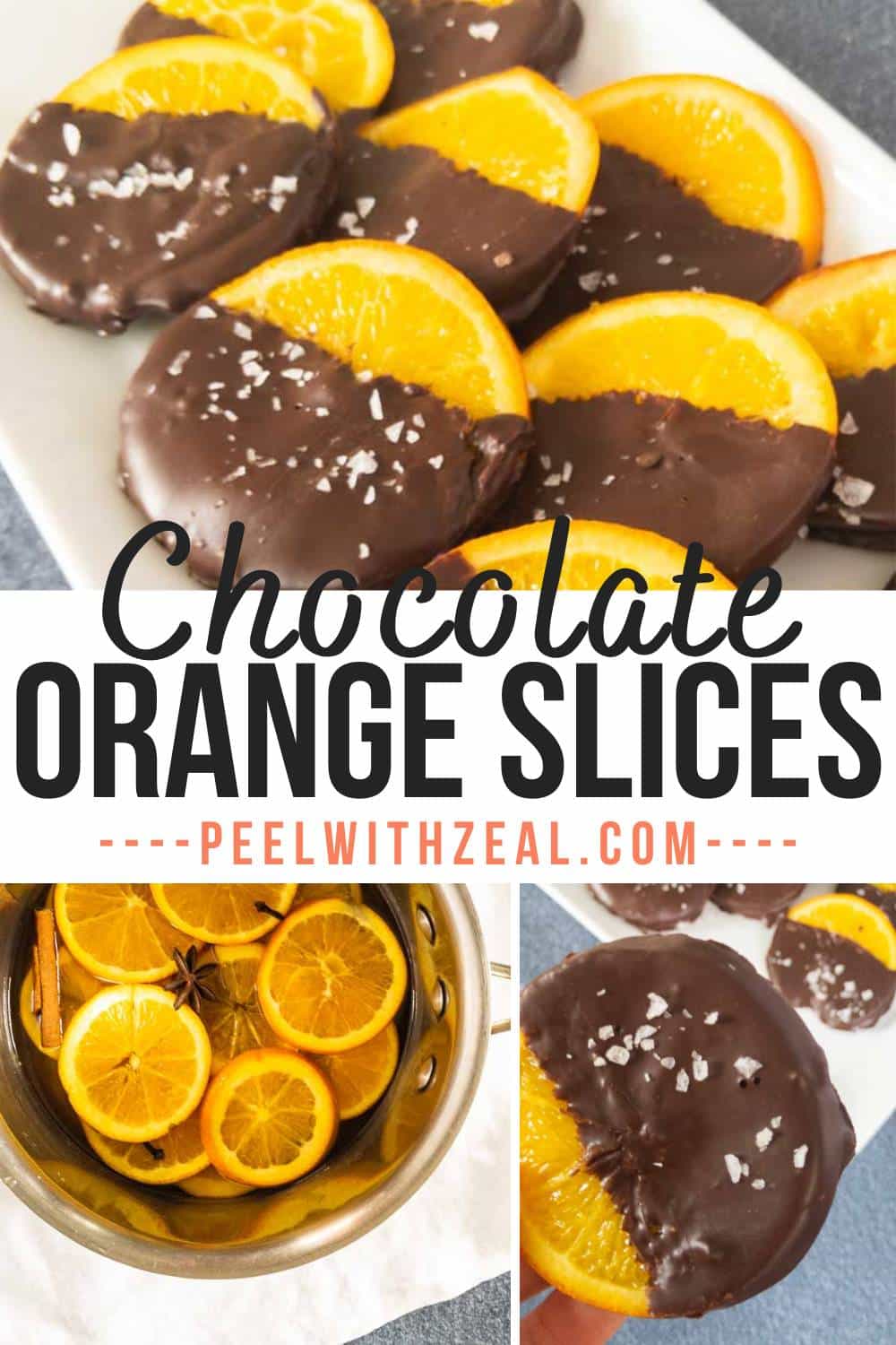 Candied Orange Slices with Dark Chocolate - Peel with Zeal