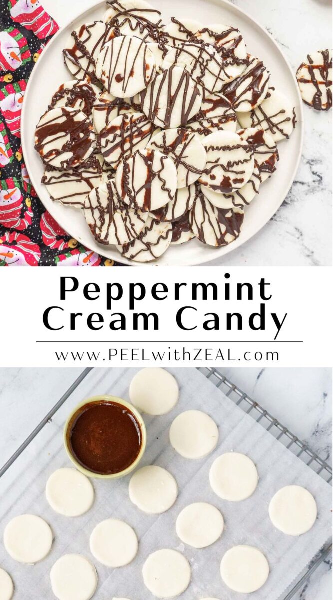 Peppermint Creams with Condensed Milk - Peel with Zeal