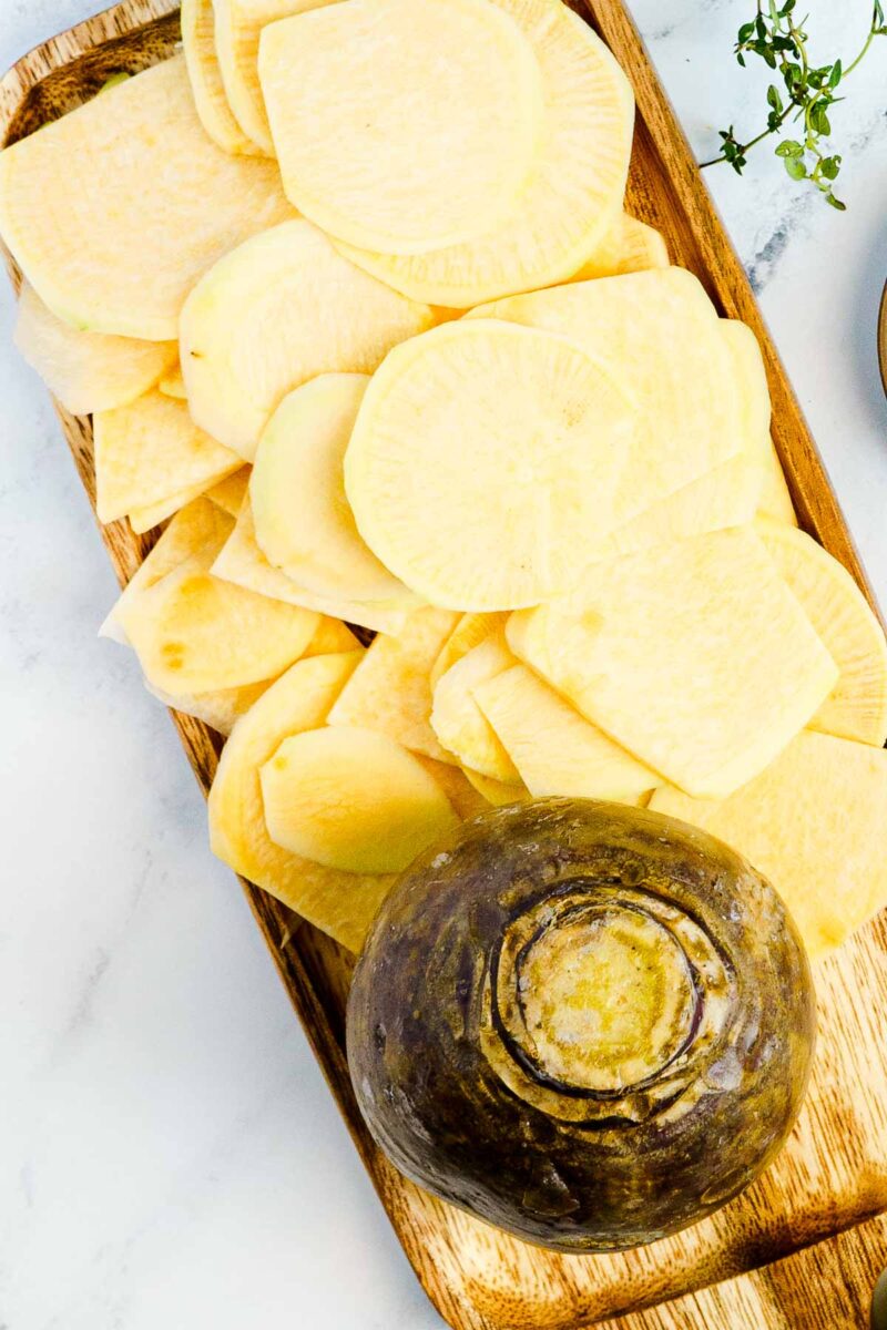 Parmesan Baked Rutabaga - Peel with Zeal