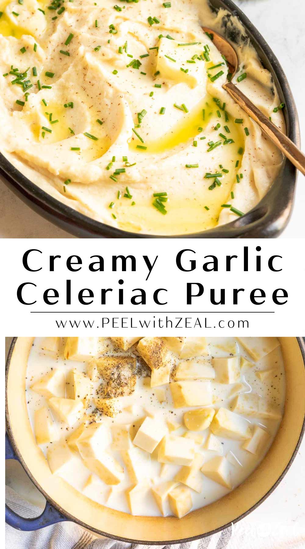 Celeriac Puree (Celery Root) - Peel with Zeal