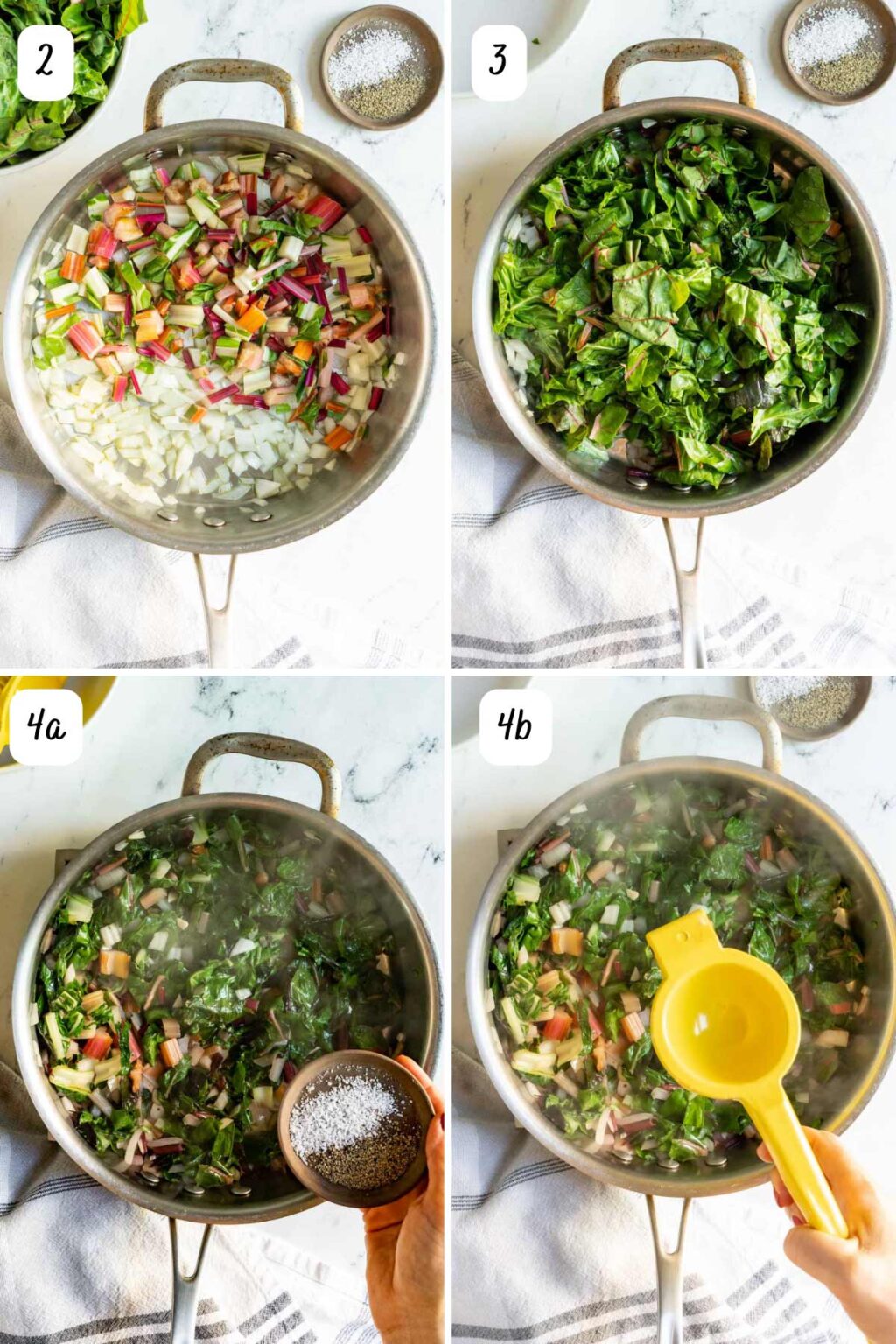 Sautéed Rainbow Chard with Lemon and Garlic - Peel with Zeal