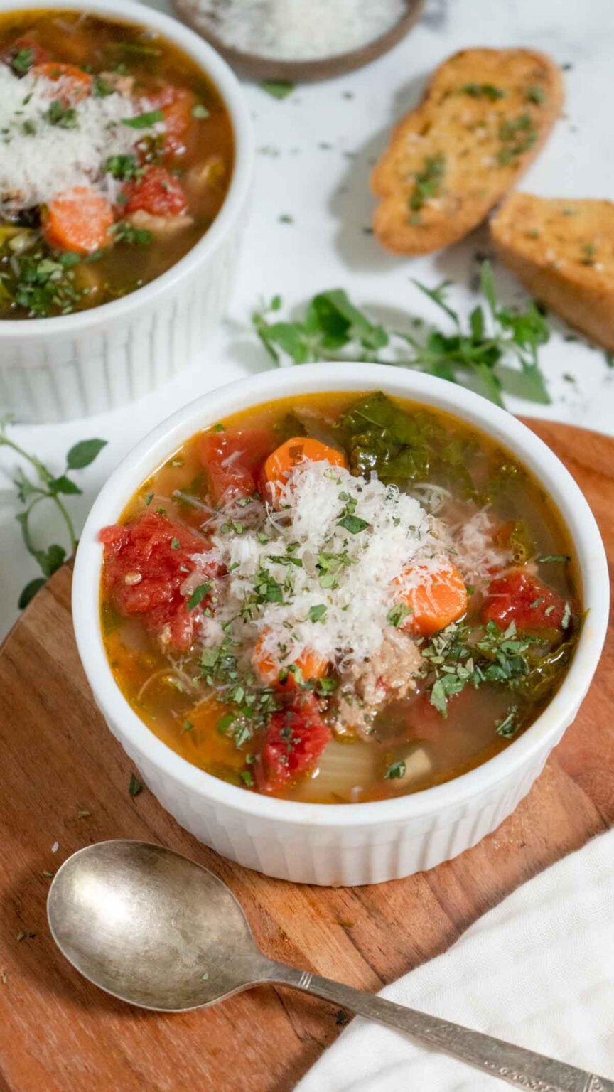 Turkey Kale Soup - Peel with Zeal