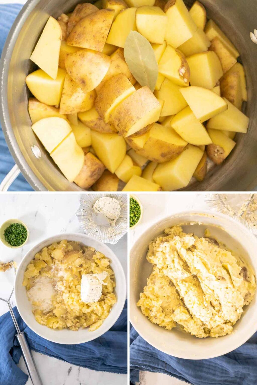 Rustic Boursin Mashed Potatoes - Peel with Zeal