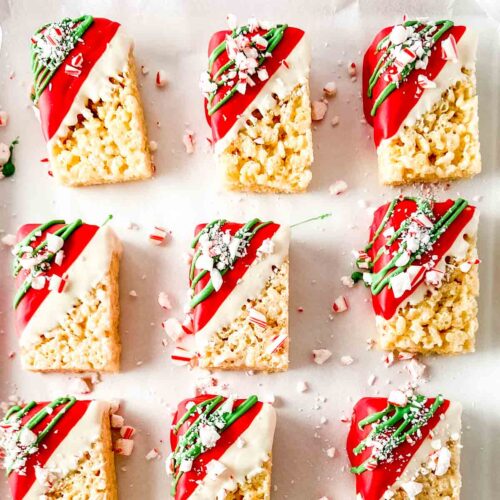 Easy Christmas Rice Krispies Treats - Peel with Zeal