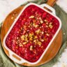 Cranberry Salad with Raspberry Jello - Peel with Zeal