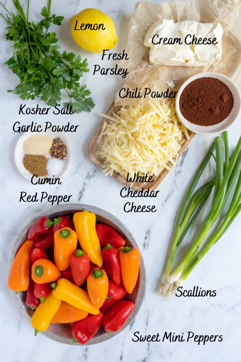 Cream Cheese Stuffed Peppers (Warm or Cold)- Peel with Zeal