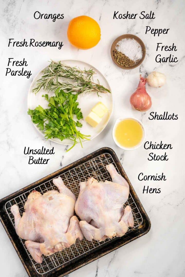 Citrus and Herb Cornish Hens - Peel with Zeal