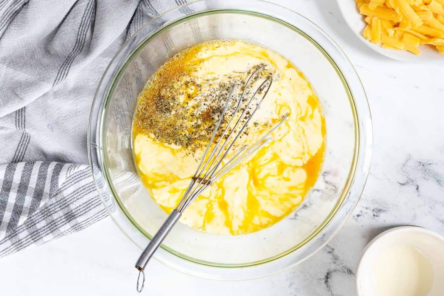 Ham and Cheese Crustless Quiche - Peel with Zeal