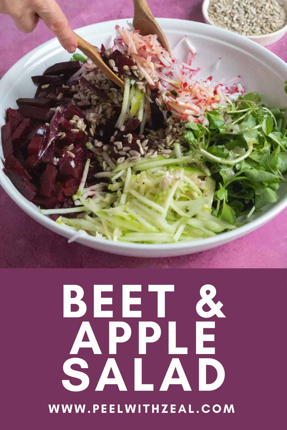 Roasted Beet and Apple Salad - Peel with Zeal