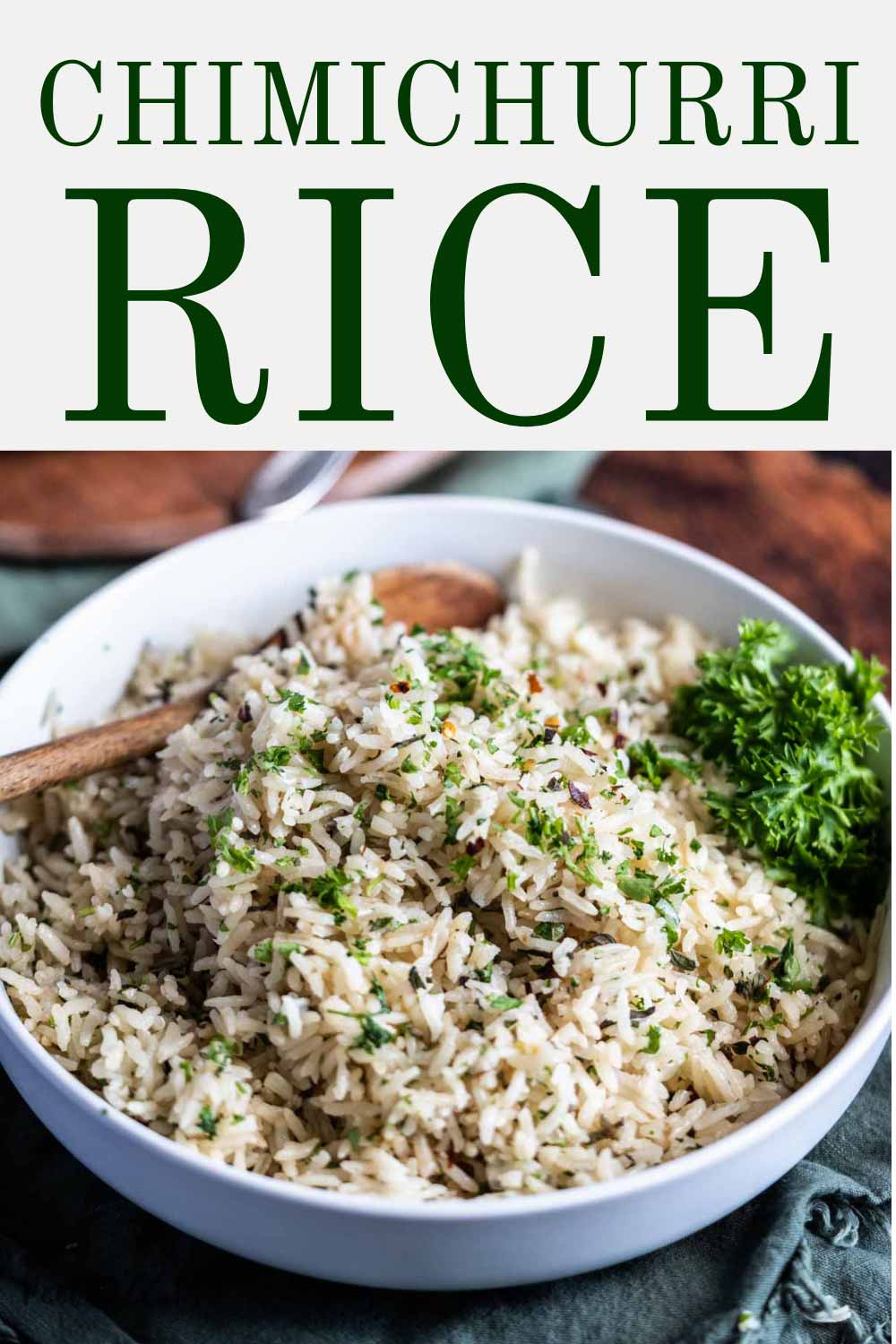 Easy Chimichurri Rice - Peel with Zeal