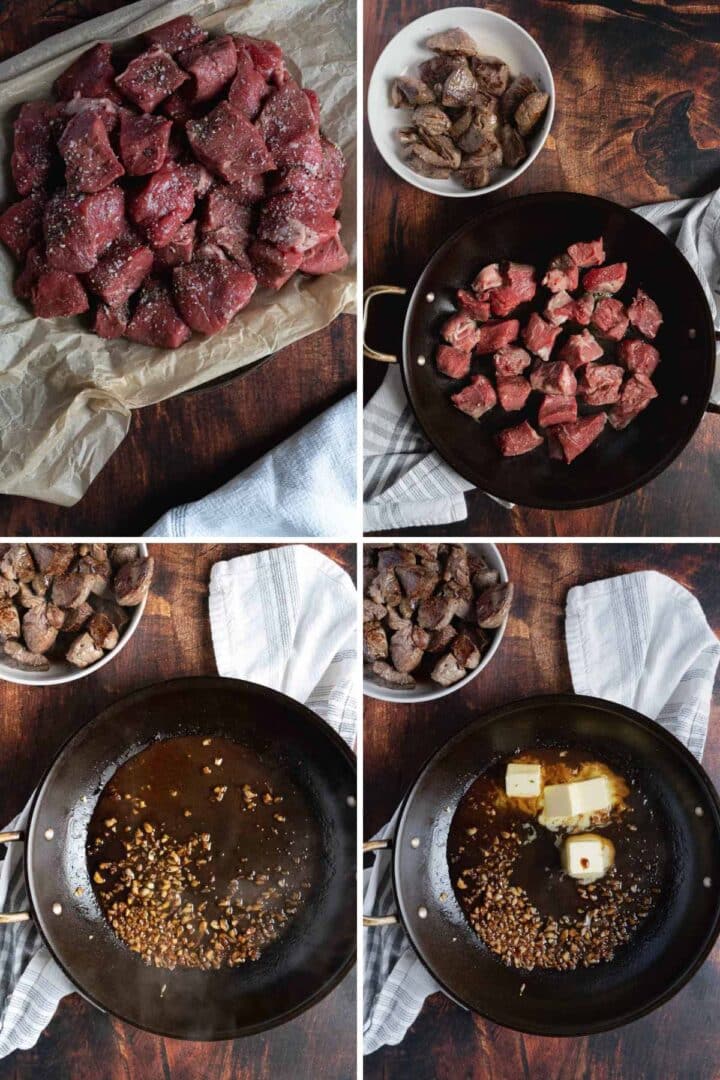 Juicy Garlic Butter Steak Bites - Peel with Zeal