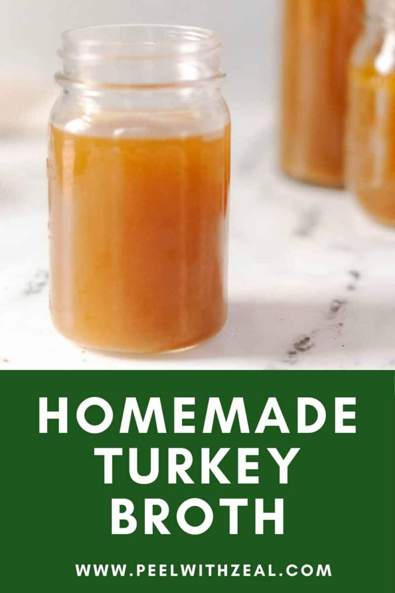 Homemade Turkey Stock from a Carcass (Turkey Broth)- Peel with Zeal