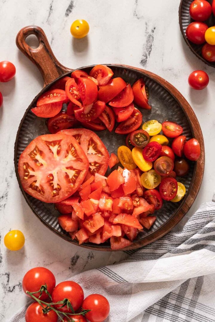 How to Cut Tomatoes for Salad - Peel with Zeal