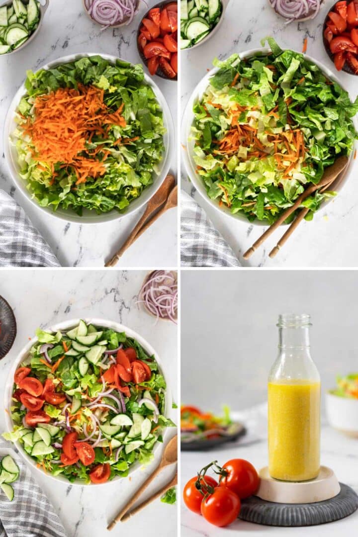 Traditional House Salad Recipe - Peel with Zeal