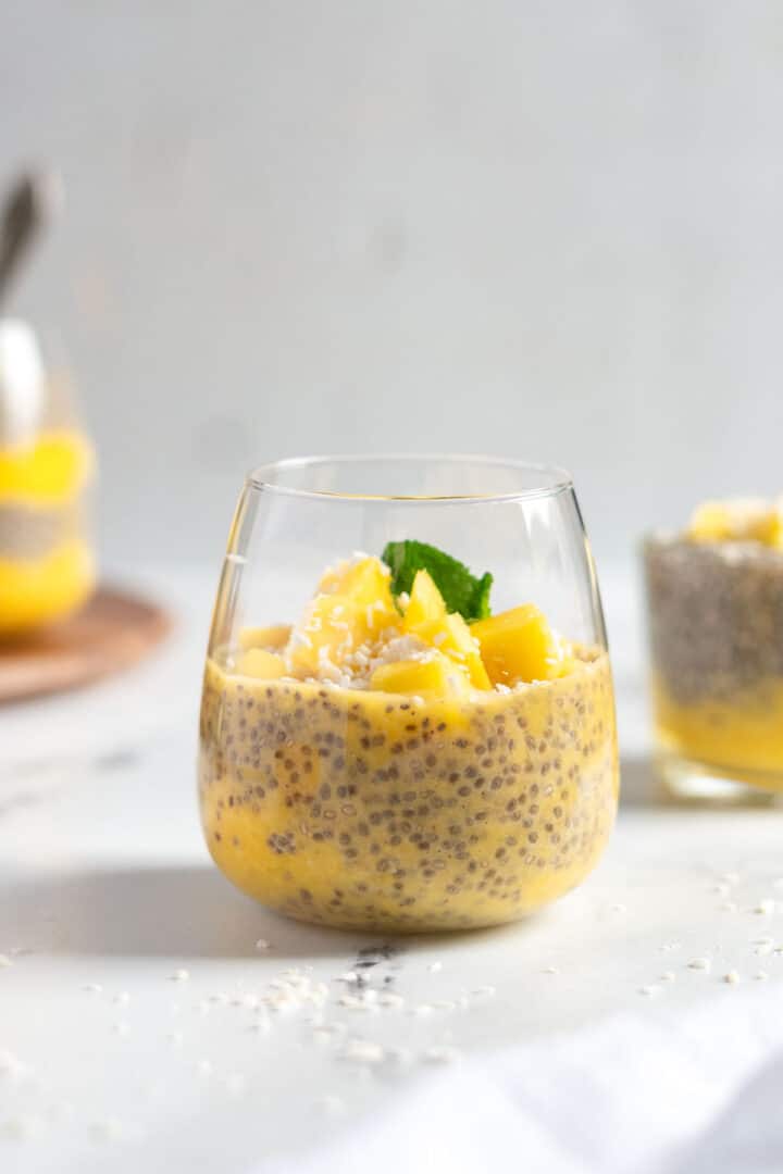 Easy Mango Chia Pudding - Peel with Zeal