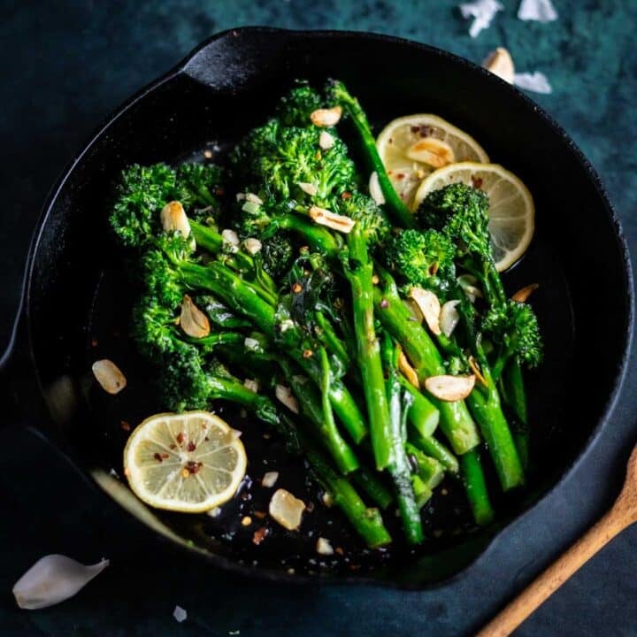 Sauteed Broccolini and Garlic - Peel with Zeal