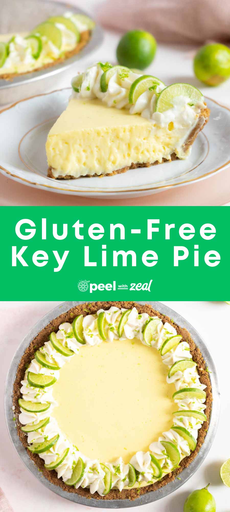 The BEST Gluten-Free Key Lime Pie - Peel with Zeal