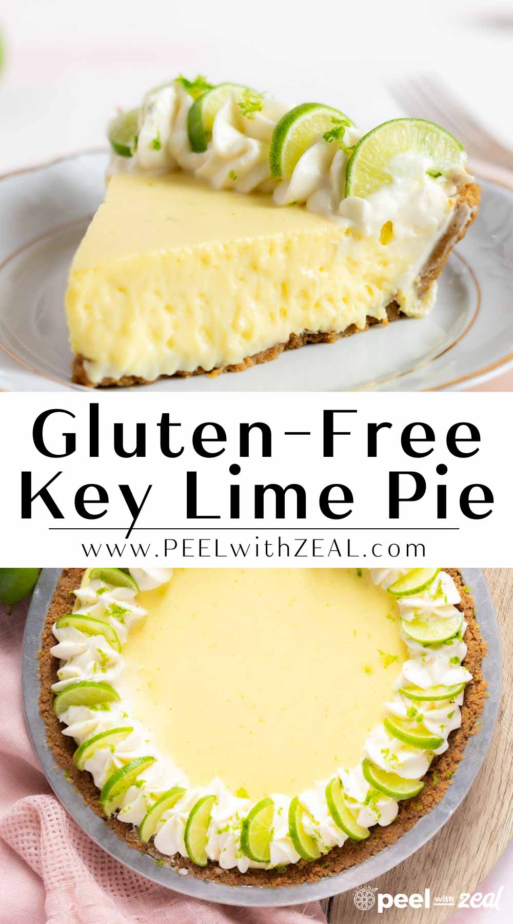 The BEST Gluten-Free Key Lime Pie - Peel with Zeal