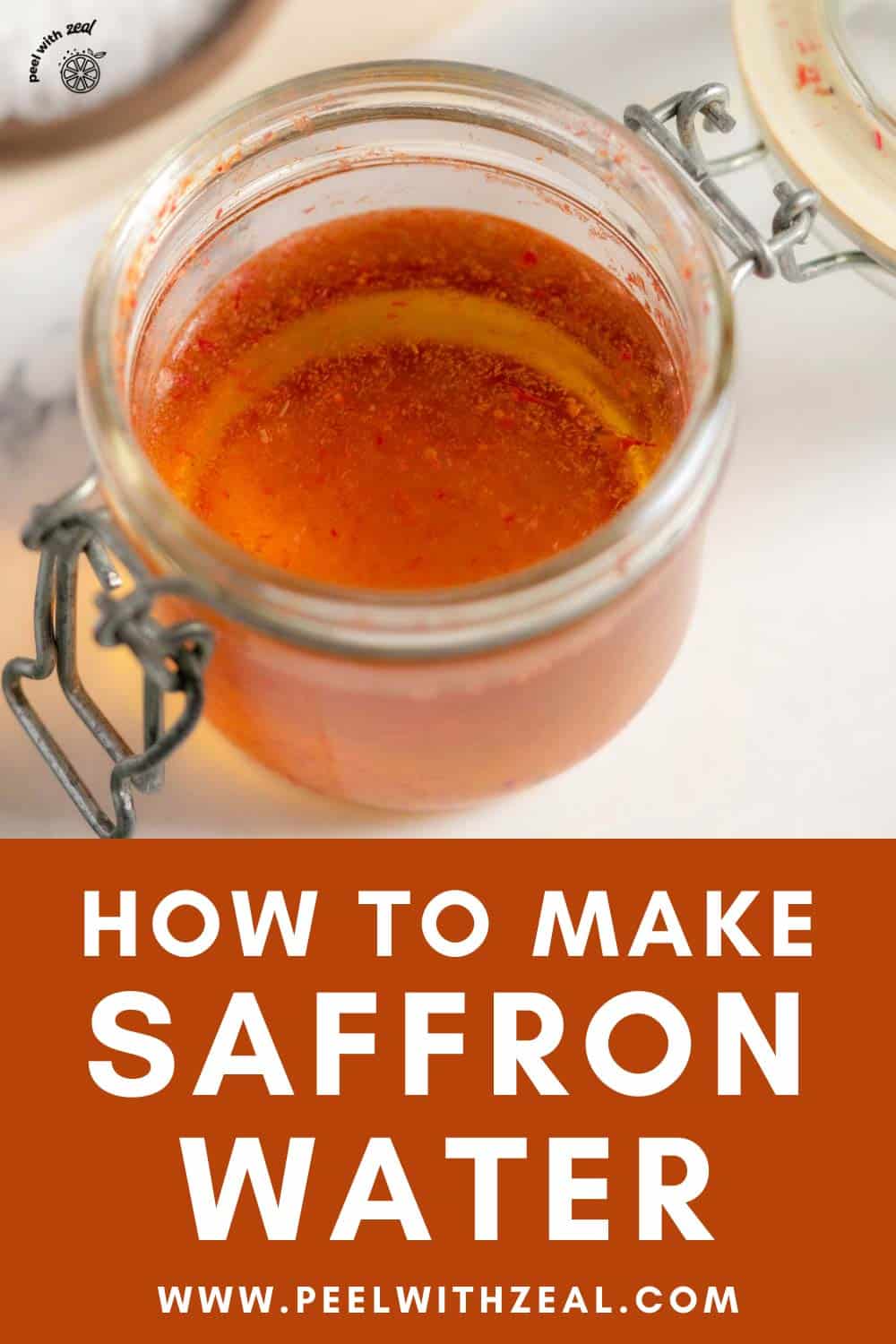 Saffron Water - Peel with Zeal