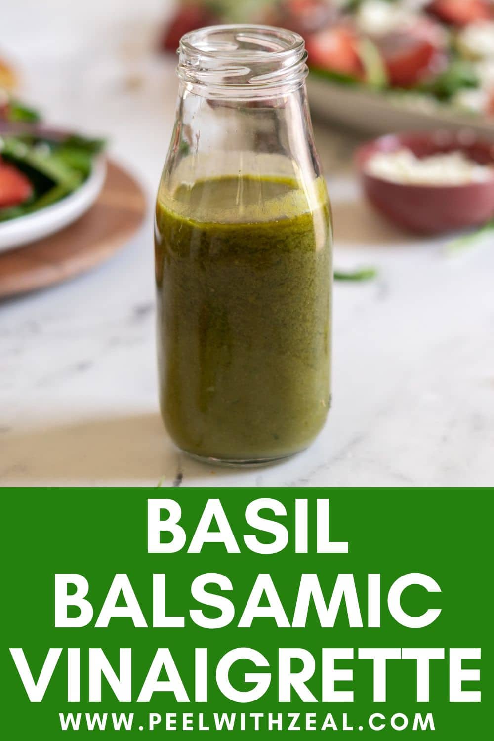Fresh Fresh Basil Balsamic Vinaigrette Dressing Recipe