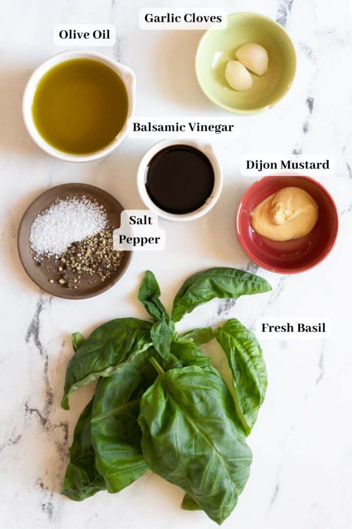 Fresh Fresh Basil Balsamic Vinaigrette Dressing Recipe