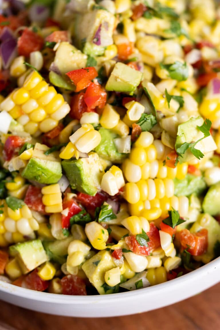 Quick and Easy Avocado Corn Salad