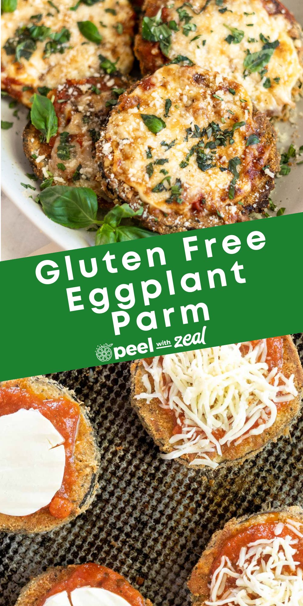 Crispy Gluten-Free Eggplant Parmesan (Oven Baked Recipe)