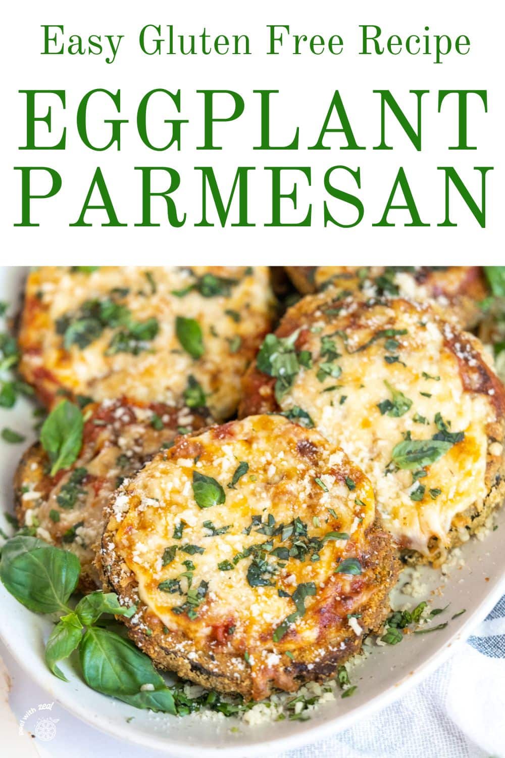 Crispy Gluten-Free Eggplant Parmesan (Oven Baked Recipe)