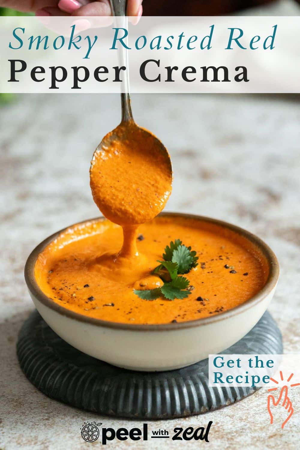 Smoky Red Pepper Crema - Peel with Zeal