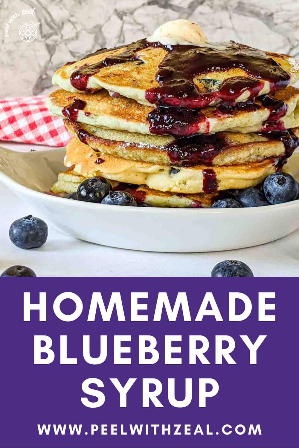 Easy Homemade Blueberry Syrup Recipe (no cornstarch)