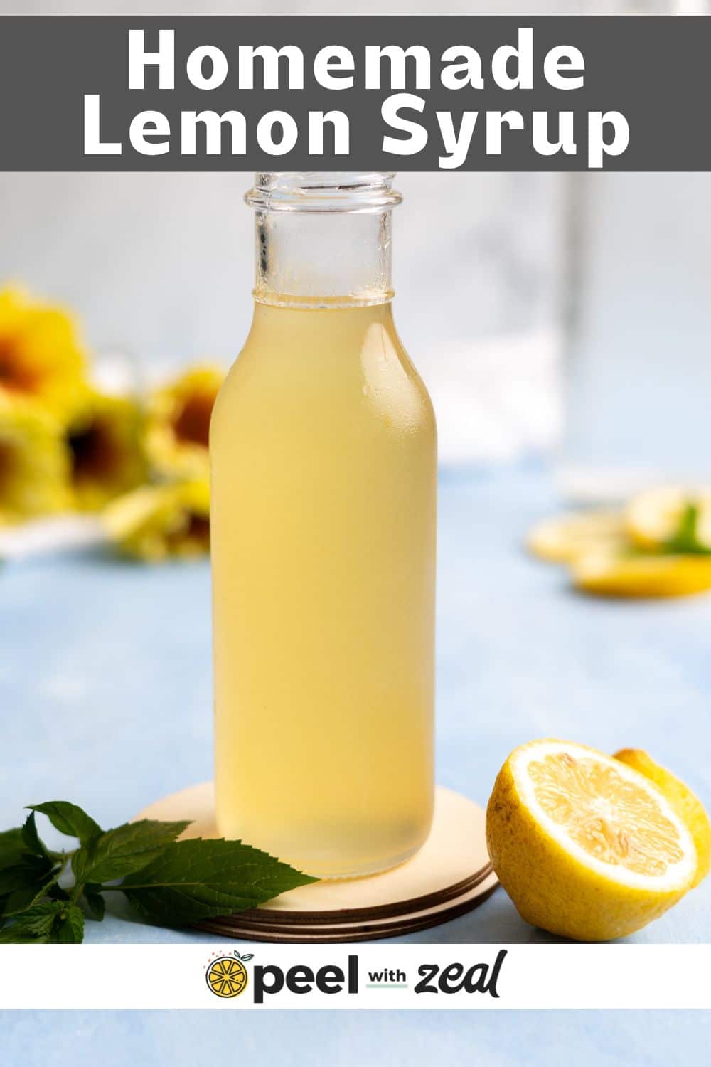 Homemade Lemon Simple Syrup Recipe - Peel with Zeal