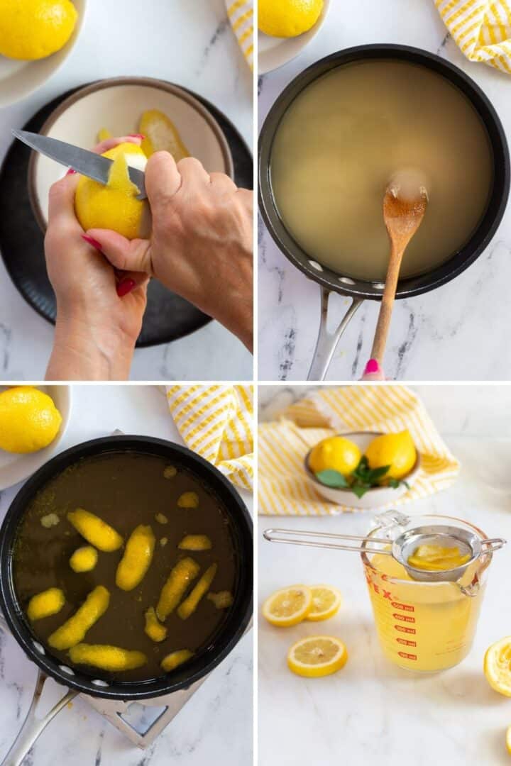 Homemade Lemon Simple Syrup Recipe - Peel with Zeal