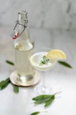 Easy Sage Simple Syrup Recipe - Peel with Zeal