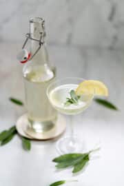 Easy Sage Simple Syrup Recipe - Peel with Zeal