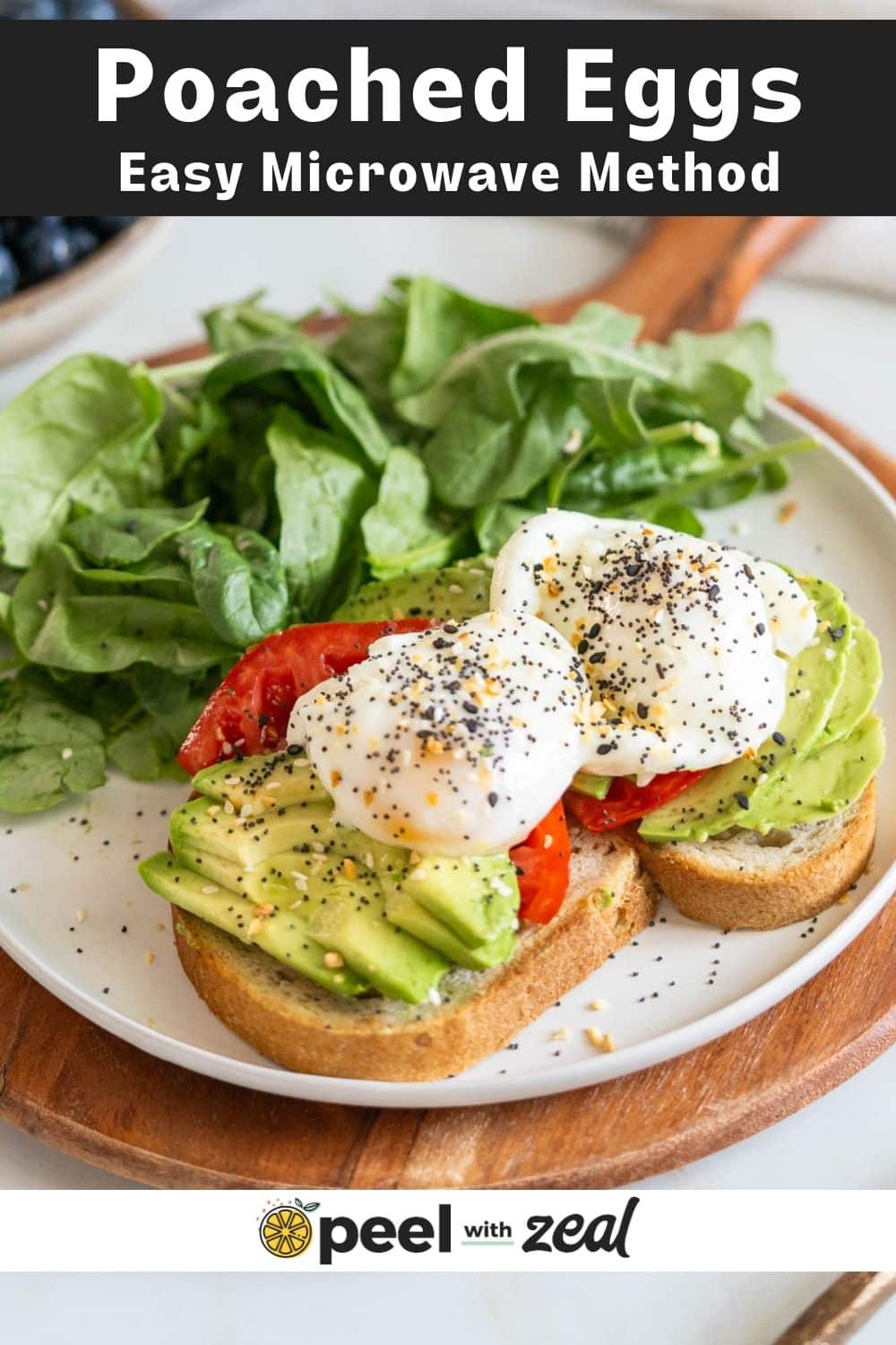 Easy Microwave Poached Egg Recipe - Peel with Zeal