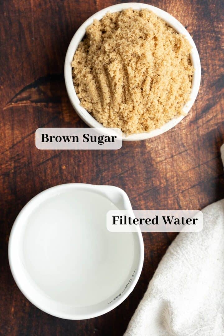 Easy Brown Sugar Simple Syrup - Peel with Zeal