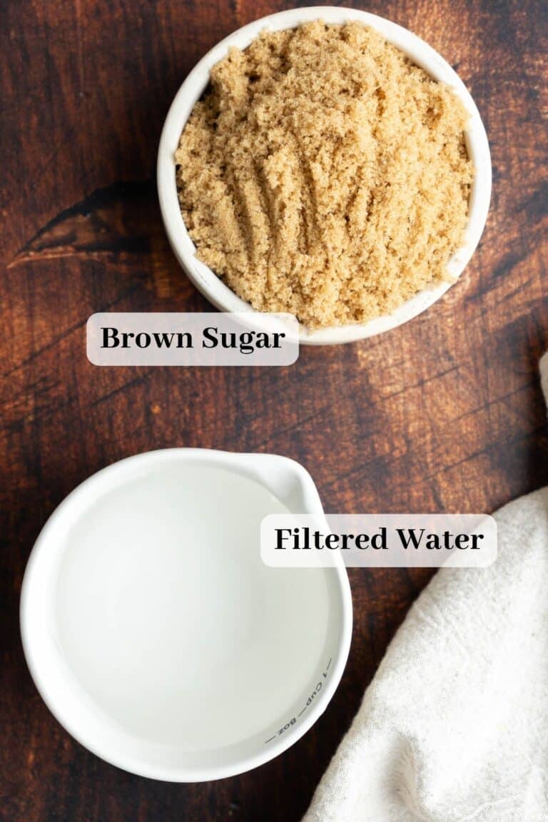 Easy Brown Sugar Simple Syrup - Peel with Zeal