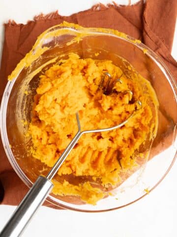 Sweet Potato Fluff with Marshmallow Meringue