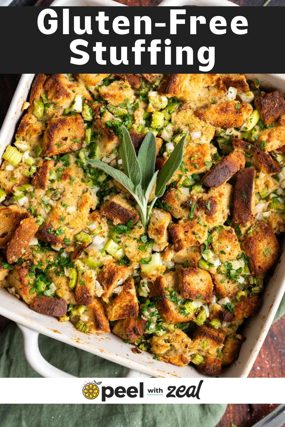 Easy Gluten-Free Stuffing Recipe- 5 Minute Prep