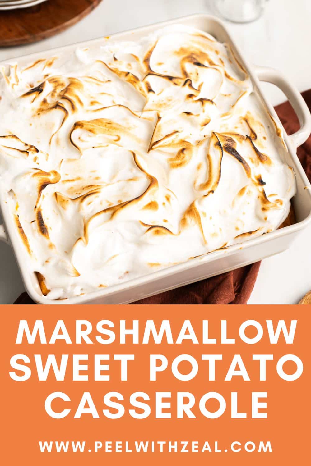 Sweet Potato Fluff with Marshmallow Meringue