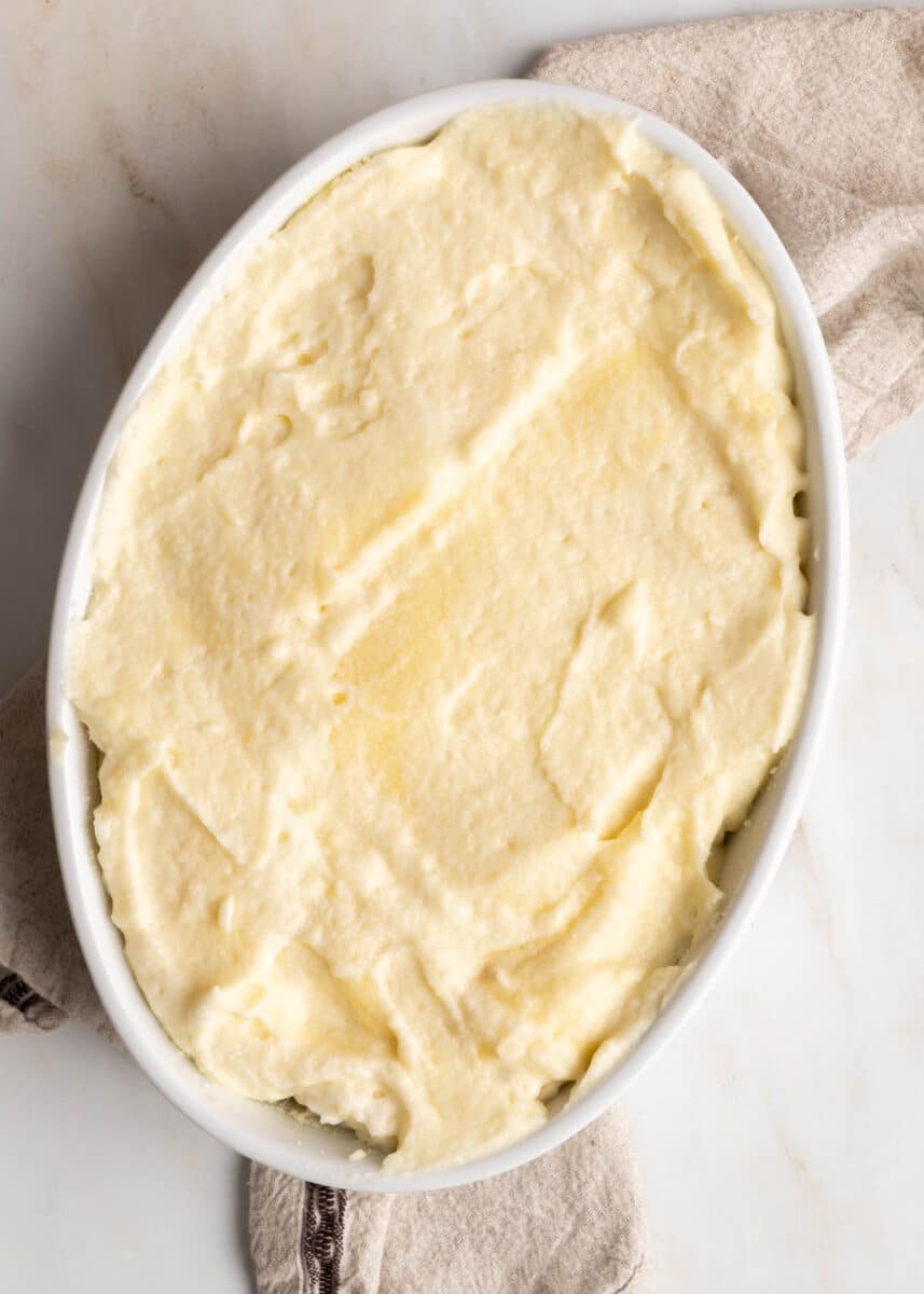 Potato Souffle (Fluffy Baked Mashed Potatoes) - Peel with Zeal