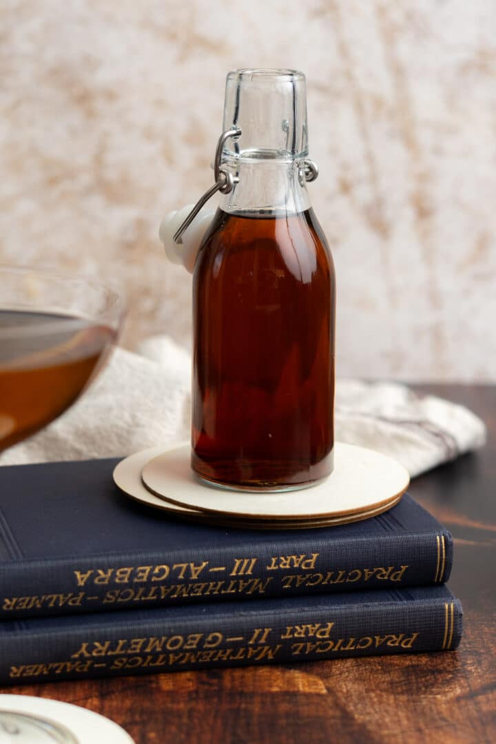 Easy Brown Sugar Simple Syrup - Peel with Zeal