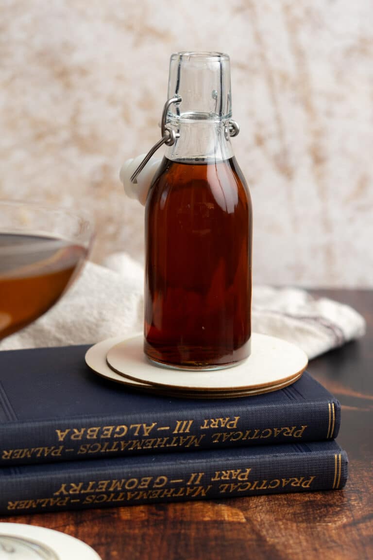 Easy Brown Sugar Simple Syrup - Peel with Zeal