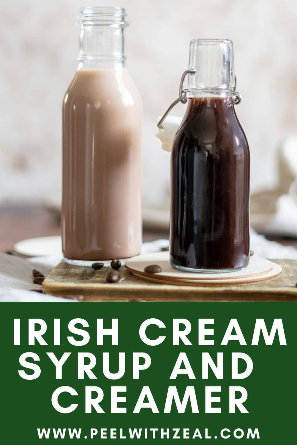 Homemade Irish Cream Syrup for Coffee and Cocktails