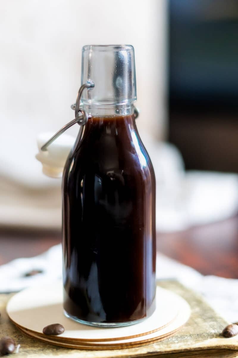 Homemade Irish Cream Syrup for Coffee and Cocktails